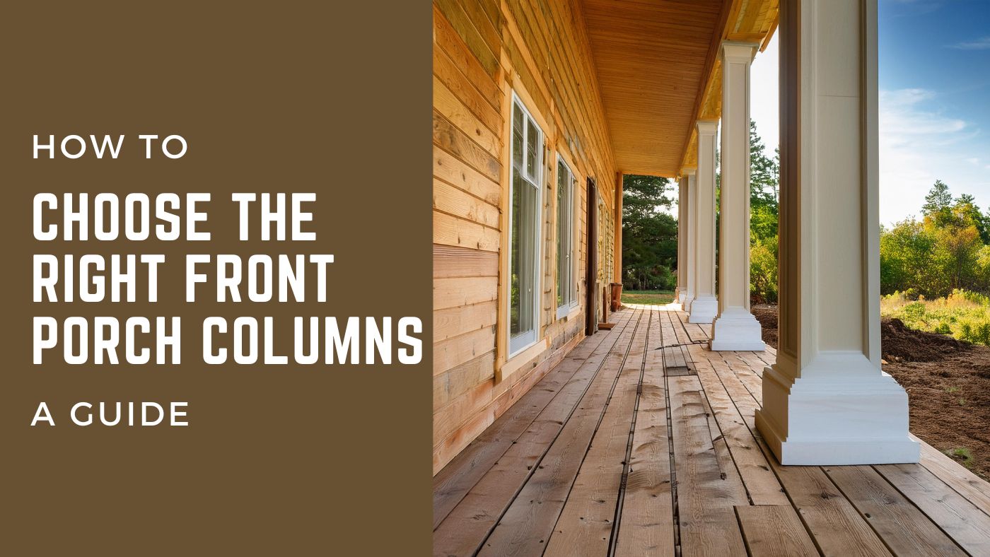 How to Choose the Right Front Porch Columns - Arcade Estimating